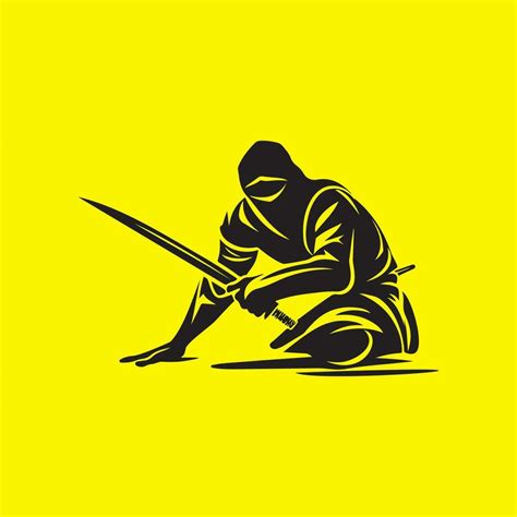 Ninja Vector Images Art Logo Illustration 36430740 Vector Art At