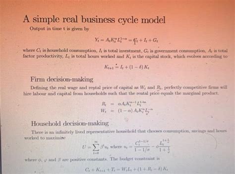 Solved 1 Consumption And Savings 1 1 1 Explain The Different