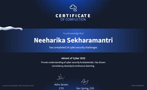 Cybersecurity Adventofcyber Tryhackme Cloudsecurity Devops