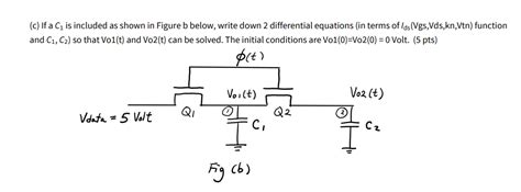 Solved 3 Transient And Steady State Analysis Of A Two Stage