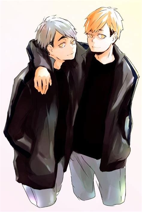 Pin by Amy on 稻荷崎 宮兄弟 Credit to ﾕｶﾊﾞﾗ y kabara Haikyuu characters
