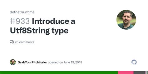 Introduce A Utf String Type Issue Dotnet Runtime Github