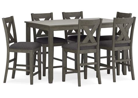 Caitbrook Counter Height Dining Table And Bar Stools Set Of 7