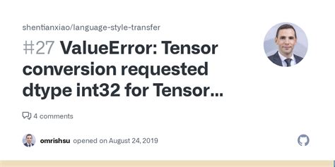 Valueerror Tensor Conversion Requested Dtype Int For Tensor With