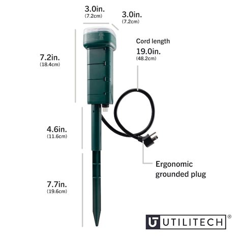 Utilitech 15 Amps 120 Volt 6 Outlet Plug In Countdown Lighting Timer 79186 At