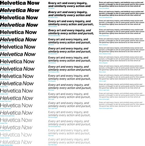 Helvetica Typeface