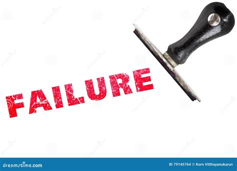 Failure Red Stamp Text On White Stock Photo Image Of Lost Isolated