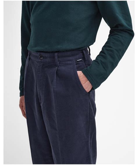 Mens Barbour Castleton Relaxed Moleskin Trouser