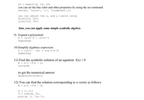 Solved 1 Open The Matlab Editor Using The Gui Interface Or