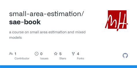 Github Small Area Estimation Sae Book A Course On Small Area Estimation And Mixed Models