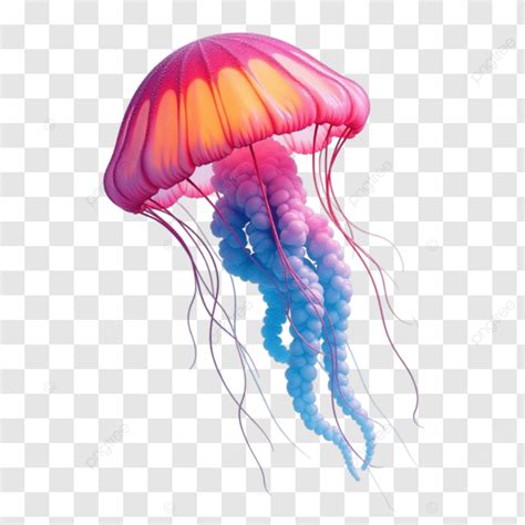 흰색 배경 클립 아트 그림에 고립 된 우아한 다채로운 해파리 흰색 배경에 고립 된 우아한 다채로운 해파리 클립 아트 우아한 해파리 Png 일러스트 및 이미지 에 대한