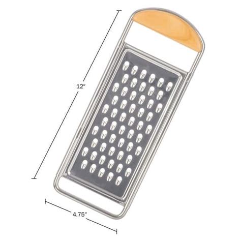 Kings County Tools Cheese Grater Stainless Steel Flat Food Grater
