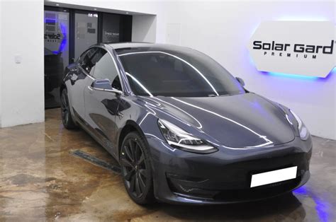 테슬라 모델3 솔라가드 프리미엄 퀀텀 후면 열선까지 전체 시공 솔라가드프리미엄 동대문점 네이버 블로그