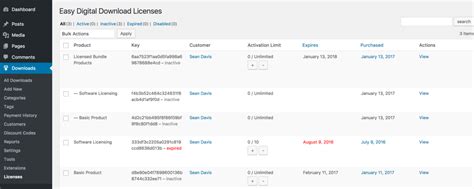 Software Licensing Easy Digital Downloads