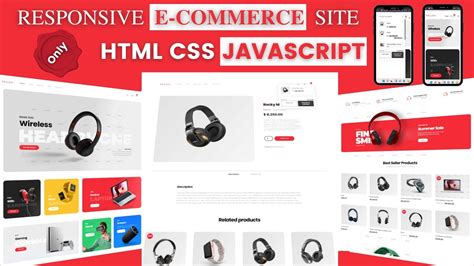 Build Responsive Ecommerce Website Template Html Css And Javascript