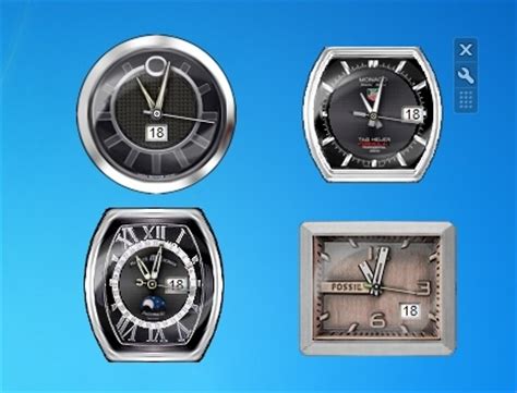 Analog Clocks 6 Windows Desktop Gadget