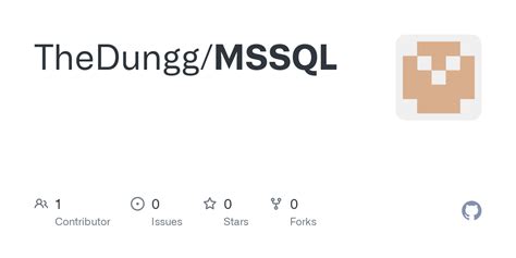 Github Thedunggmssql