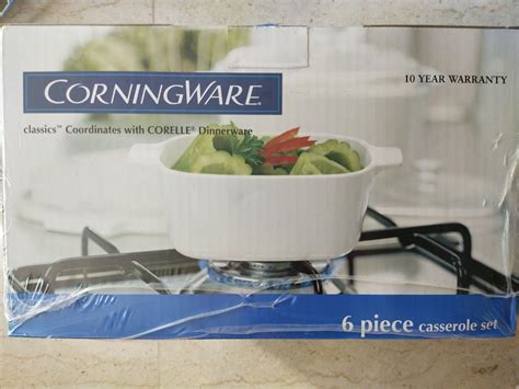 Corningware 6 Piece Casserole Set Furniture And Home Living Kitchenware