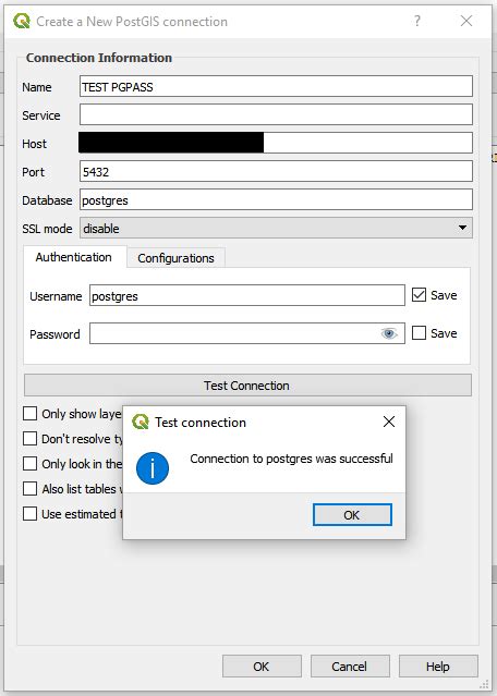 Bug Report 16668 Pgpass Do Not Work On Qgis Master Qgis Application Qgis Issue Tracking