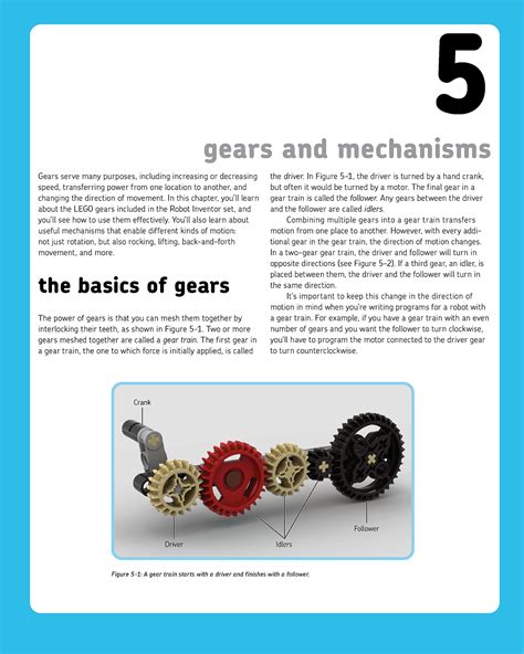 Chapter 5 Gears And Mechanisms Mastering LEGO MINDSTORMS Book