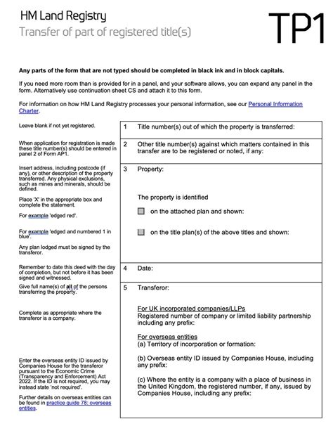 What Is A TP1 Form Yopa Homeowners Hub