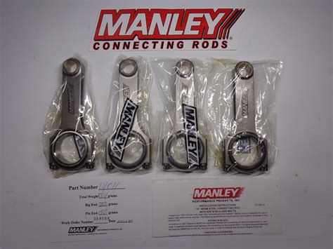Connecting Rod Set Manley H Beam Aftermarket New 1990 2005 Na And Nb M