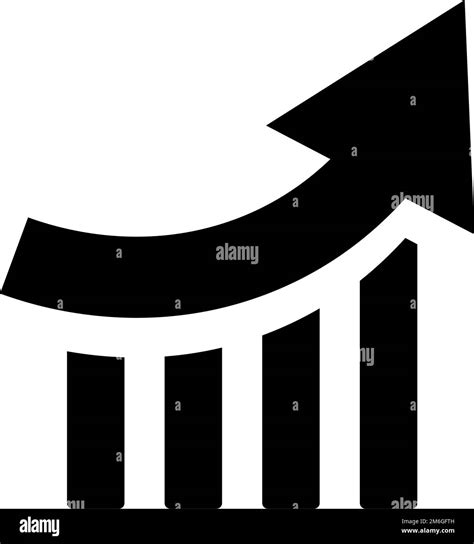 bar graph performance statistic chart editable vector stock vector