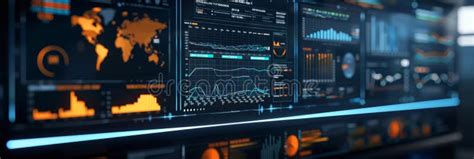 Computer Screen Displaying A Clean Intuitive Network Monitoring