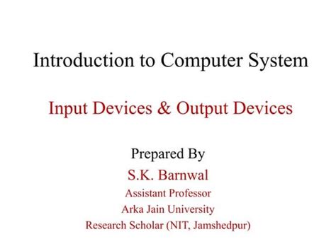 Assignment On Input And Output Devices Docx