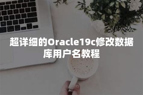 超详细的Oracle19c修改数据库用户名教程 PingCAP 平凯星辰