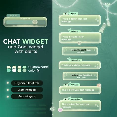 Custom Chat Box Twitch Etsy