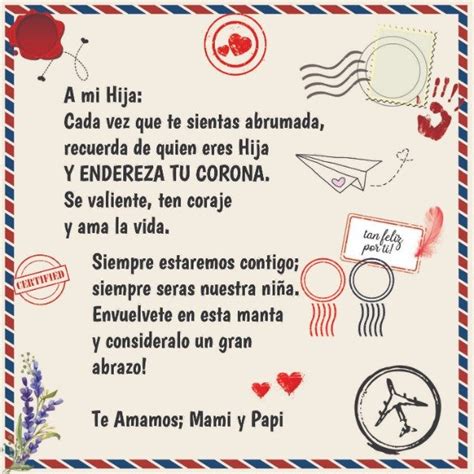 391 Carta A Mi Hija Fantasías En Papel