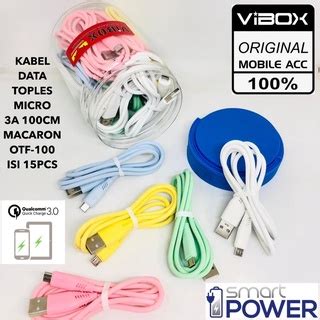 Jual Kabel Data Toples Micro A Cm Macaron Otf Isi Pcs