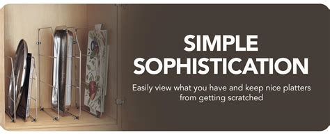 Amazon Com Rev A Shelf Baking Sheet Shelf Organizer For Wall And Base Kitchen Cabinets