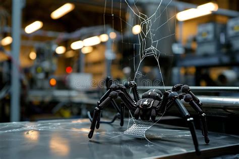 Hybrid Spiderbot Weaving An Intricate Web With Advanced Robotics And Ai