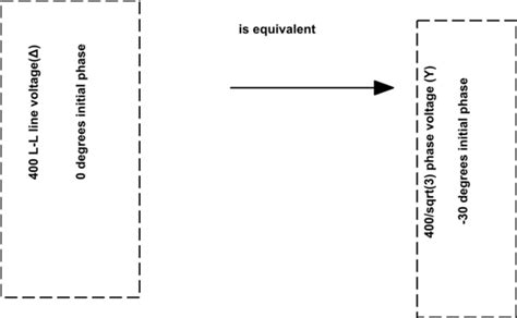 ac Transforming a Δ source to a Y source Electrical Engineering Stack Exchange