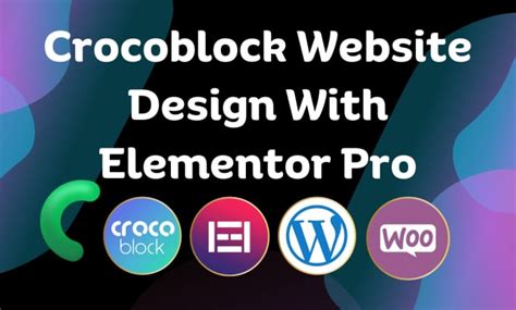 Build Dynamic Crocoblock Website Design With Elementor Pro By