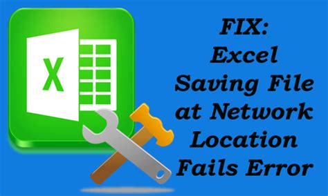 FIX Error al guardar el archivo de Excel en la ubicación de la red