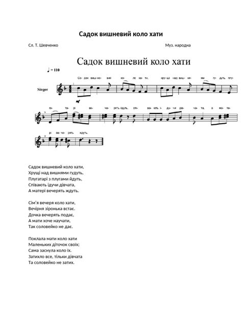 Садок вишневий коло хати Pdf