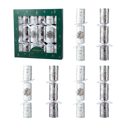 6 Pack Christmas Snowflake Party Cracker With T Contents Hsn