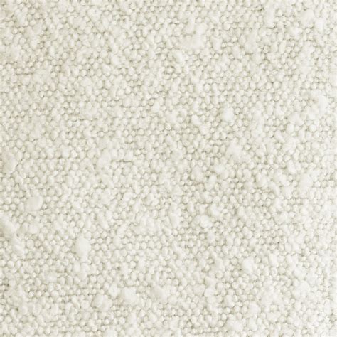 Large Cream Boucle Fabric Footstool With Ottoman Storage Monroe