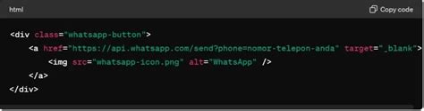Cara Menambahkan Whatsapp Floating Button Pada Website