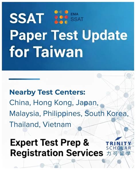 Ssat Paper Test Taiwan Update Nearby Countries And Prep Services