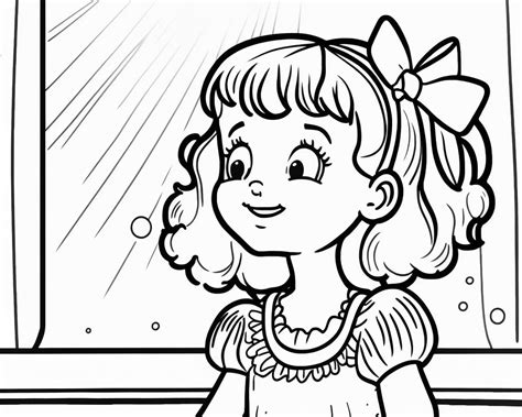 Omalovánky K Vytisknutí Holčička Omalovanekcz