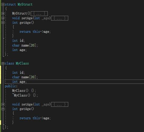 Struct 和class到底有什么区别 Yocichen 博客园