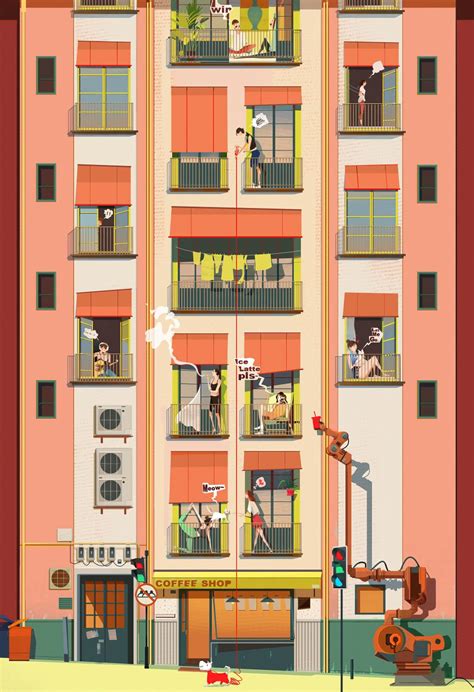 Mmatchas Beautiful Tonal Illustrations Capture The Countless Details Of Daily Life Creative Boom