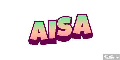 Aisa Name Animated  Logo Designs