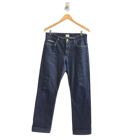 Calvin Klein Jeans Womens Size 30 Straight Jeans Navy Blue S