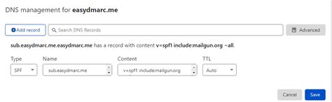 MailGun DKIM And SPF Setup Step By Step EasyDMARC
