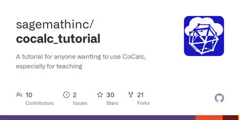 Github Sagemathinccocalctutorial A Tutorial For Anyone Wanting To